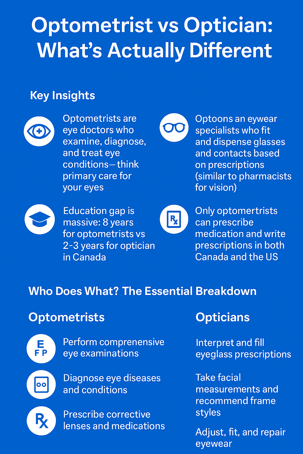 Optometrist vs Optician: Education, Salary & Scope